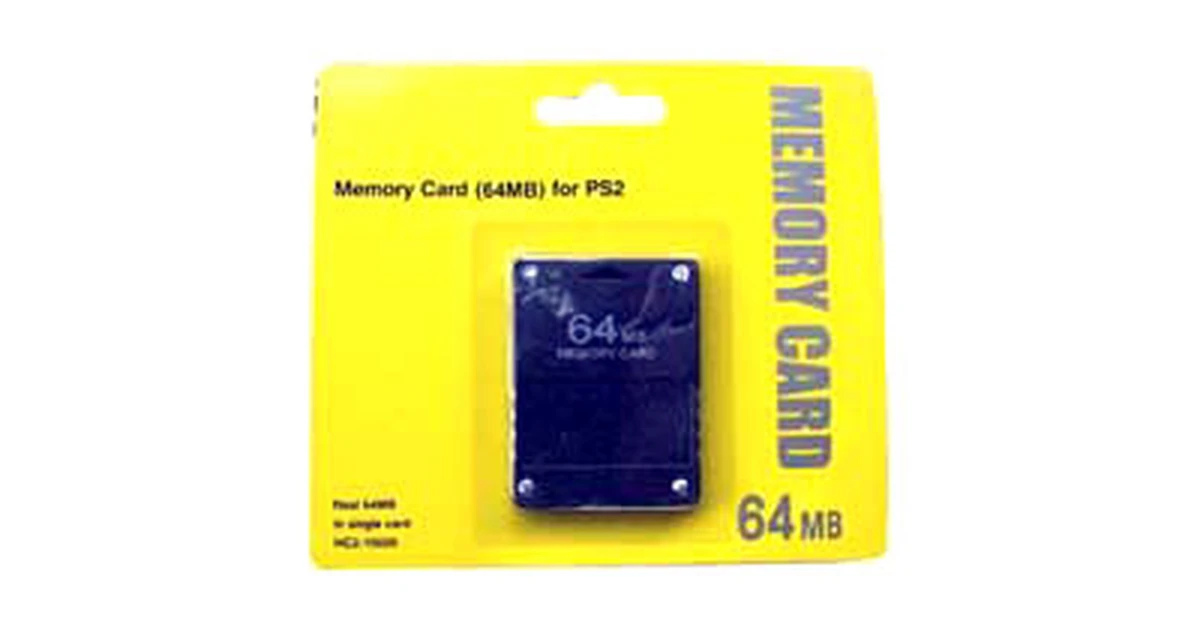 Memory Card 64 Mb PS2 - Cartão de Memória para PlayStation 2 | Satkit ...